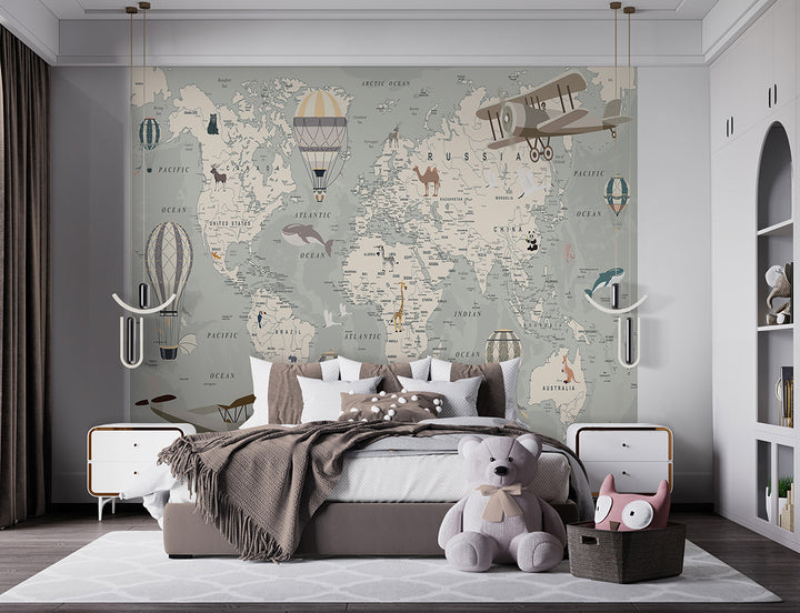 Maps Murals – Wallpaper Inn