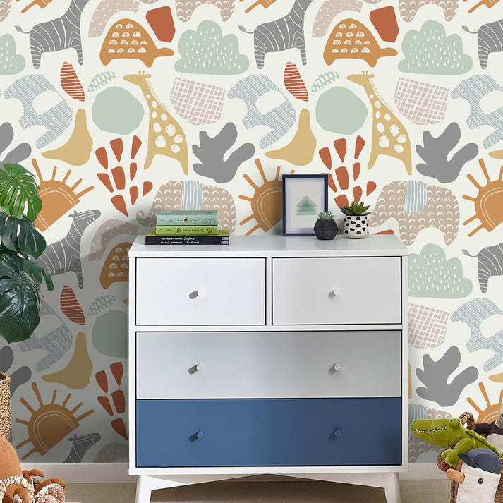 Graphic Jungle Multi Wallpaper - Wallpaper Inn - South Africa ...