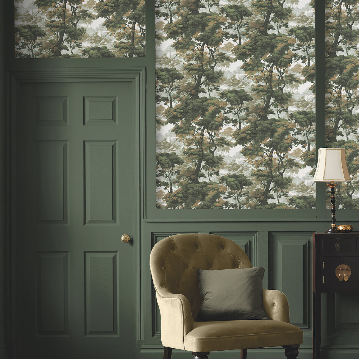 Bobart's Garden Lush Green Wallpaper – Wallpaper Inn