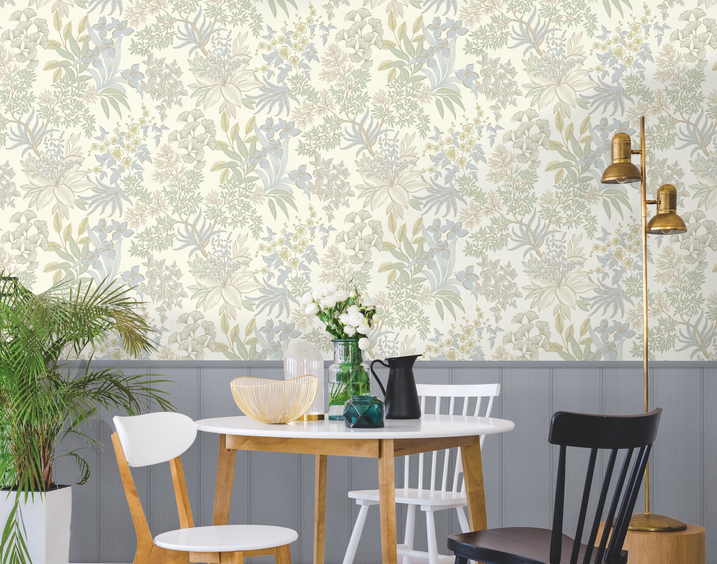 Full Bloom Blue Sage – Wallpaper Inn